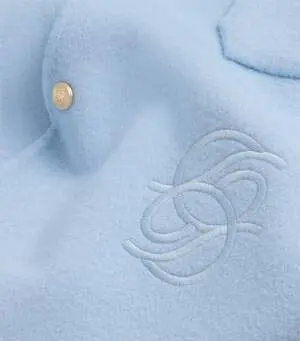 Drole De Monsieur Wool-blend Logo Overshirt
