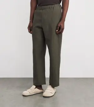 Commas Wide-leg Pleated Resort Trousers