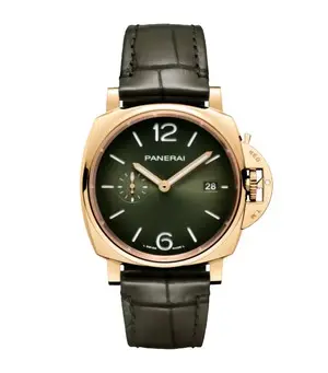 Panerai Yellow Gold Luminor Due Strap Watch