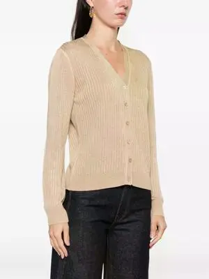 Ralph Lauren Buttoned Ribbed Cardigan