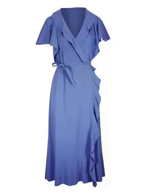 Dorothee Schumacher Ruffle Wrap Dress