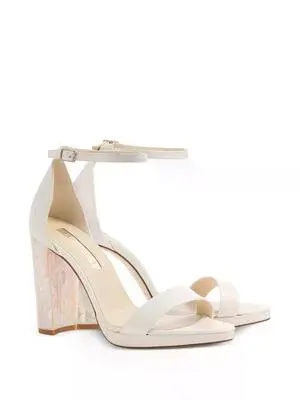 FREYA ROSE Dove Block-heel Sandals