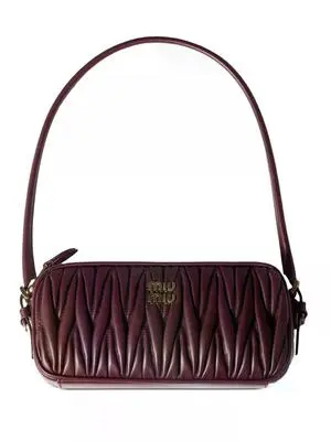Miu Miu Adjustable-strap Leather Clutch Bag