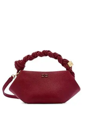 GANNI Twisted-handle Tote Bag - Red