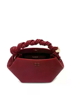 GANNI Twisted-handle Tote Bag - Red