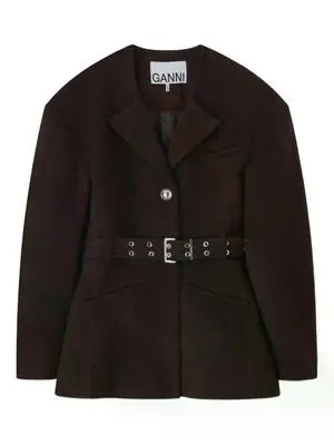 Ganni Belted Outerwear For Women