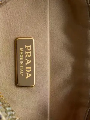 Prada Mini Crystal-studded Clutch