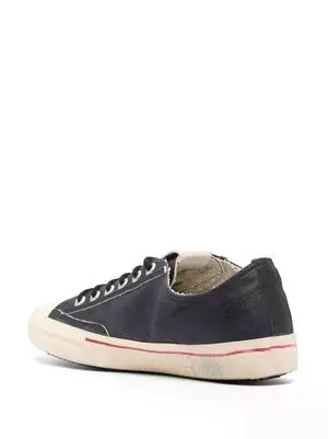 GOLDEN GOOSE V-star Distressed-effect Leather Sneakers