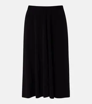 TOTEME Jersey Midi Skirt - Black