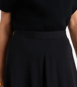 TOTEME Jersey Midi Skirt - Black