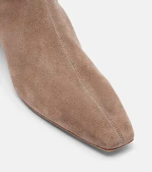 AQUAZZURA Saint Honoré Suede Knee-high Boots - Brown
