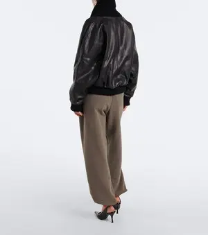 Magda Butrym Cotton-blend Sweatpants - Grey