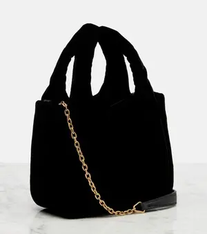 Prada Mini Velvet Top-handle Bag