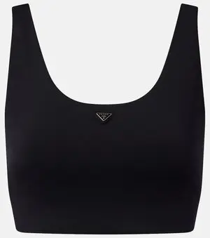 Prada Cropped Top - Black