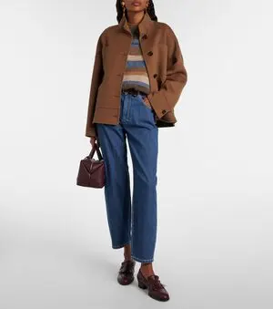 Max Mara Masia High-rise Barrel-leg Jeans