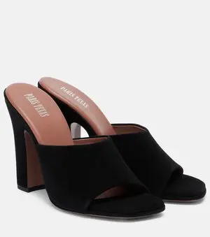 Paris Texas Buckled Mules Clogs For Women