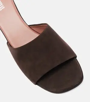 Paris Texas Ava Suede Mules - Brown