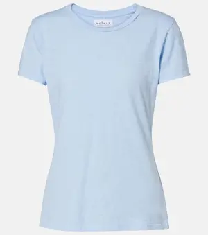 Velvet By Graham & Spencer Odelia Cotton T-shirt - Blue