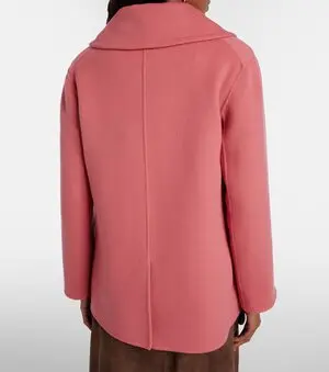 Max Mara Efebo Double-breasted Virgin Wool Jacket