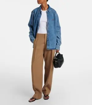 AMI Paris De Cœur Denim Shirt