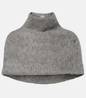 TOTEME Alpaca-blend Scarf - Grey