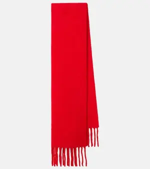 TOTEME Alpaca-blend Scarf - Red