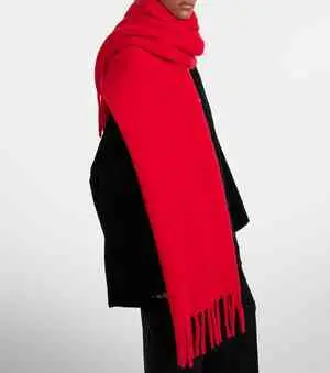 TOTEME Alpaca-blend Scarf - Red