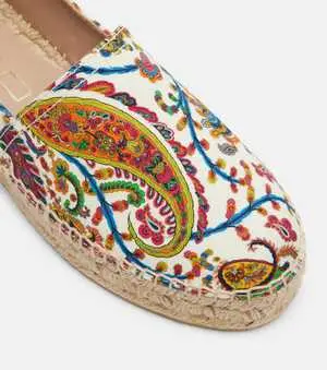 Etro Paisley Canvas Espadrilles - Multicoloured