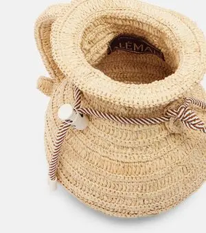 ALEMAIS Michelle Raffia Crossbody Bag
