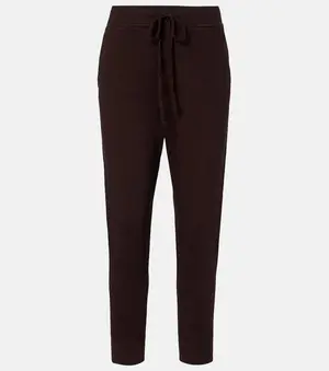 NILI LOTAN Nolan Cotton Sweatpants - Brown