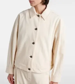 Max Mara Nettare Denim Jacket - White