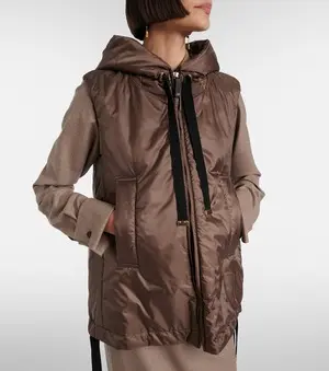 Max Mara The Cube Greengo Padded Vest - Brown