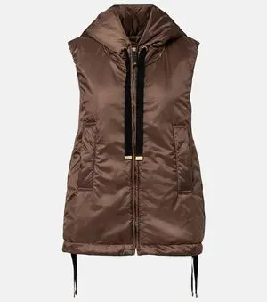 Max Mara The Cube Greengo Padded Vest - Brown