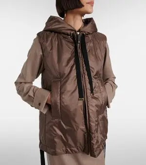 Max Mara The Cube Greengo Padded Vest - Brown