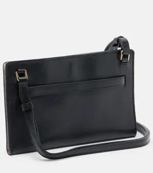 TOTEME Small Leather Crossbody Bag - Black