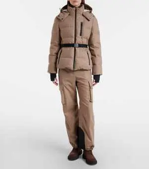 Brunello Cucinelli Virgin Wool Flannel Down Jacket - Beige
