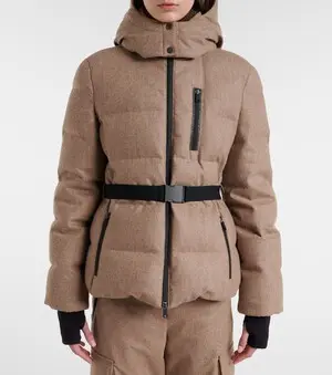 Brunello Cucinelli Virgin Wool Flannel Down Jacket