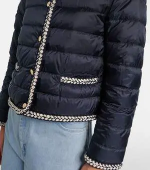 Max Mara The Cube Chloe Quilted Down Jacket - Blue