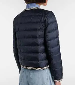 Max Mara The Cube Chloe Quilted Down Jacket - Blue
