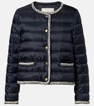 Max Mara The Cube Chloe Quilted Down Jacket - Blue