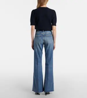 FRAME Lax Wide-leg Jeans - Blue