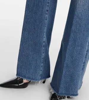 FRAME Lax Wide-leg Jeans - Blue