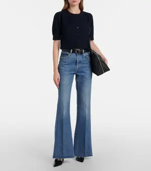 FRAME Lax Wide-leg Jeans - Blue