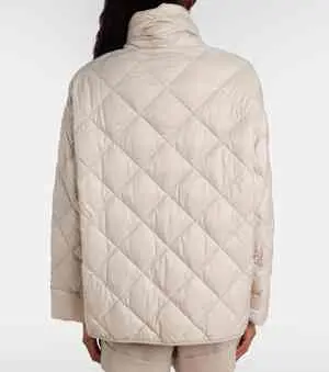 Max Mara The Cube Pisoft Quilted Down Jacket - Grey