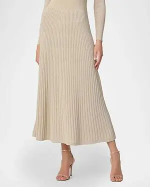 Shoshanna Autumn Knit Midi Dress