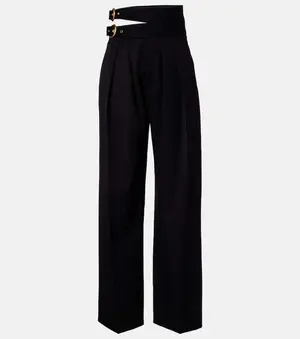 Chloé Virgin Wool Wide-leg Pants