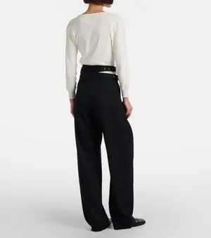 Chloé Virgin Wool Wide-leg Pants