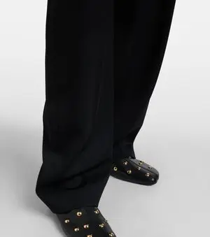 Chloé Virgin Wool Wide-leg Pants
