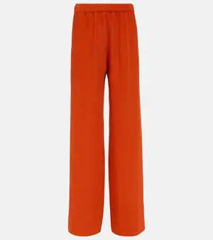 Valentino Garavani Cady Couture Wide-leg Pants - Orange