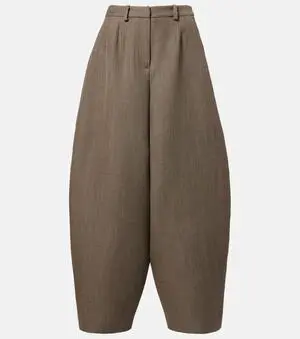 Magda Butrym Wool Barrel-leg Pants